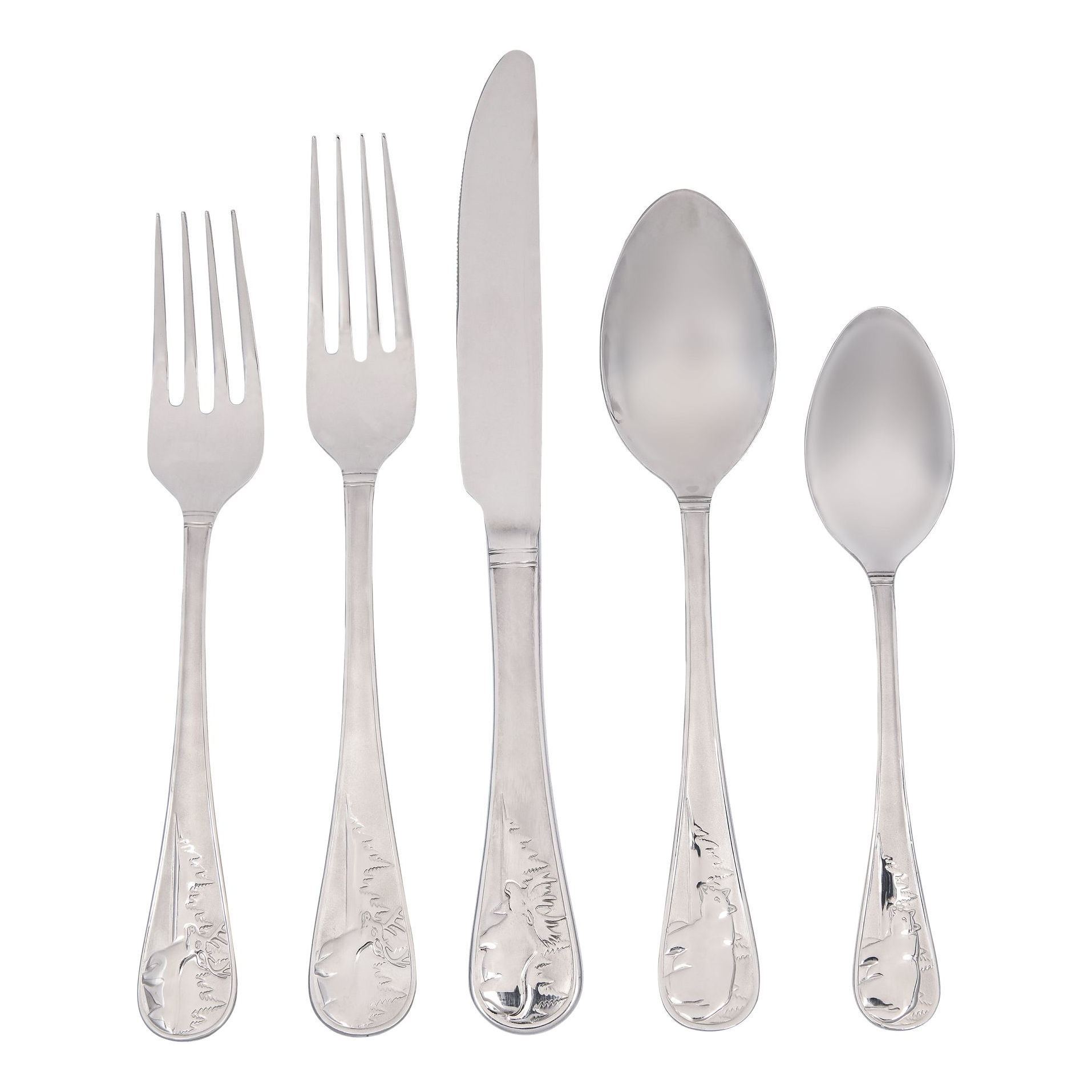 White River Home Animal 20-Piece Flatware Set | Bass Pro Shops